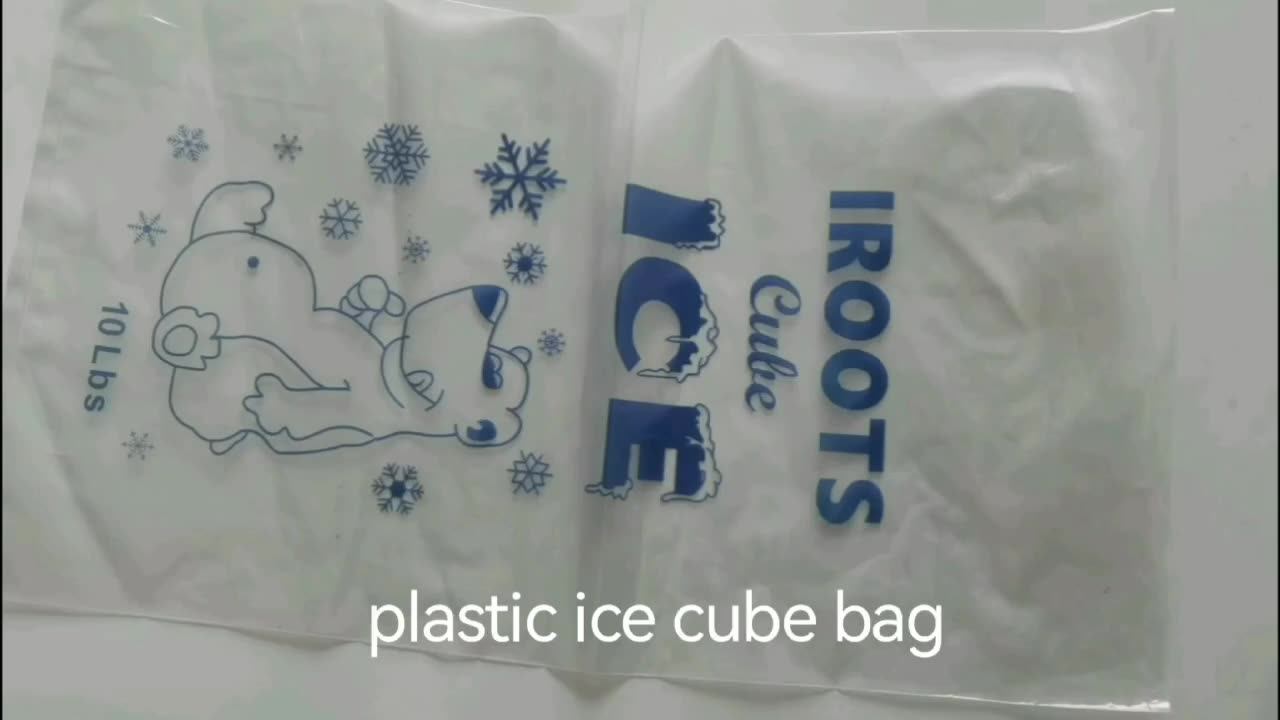 Durable Ice Bag - 3kg, 5kg, 8kg - Food Grade Polyethylene