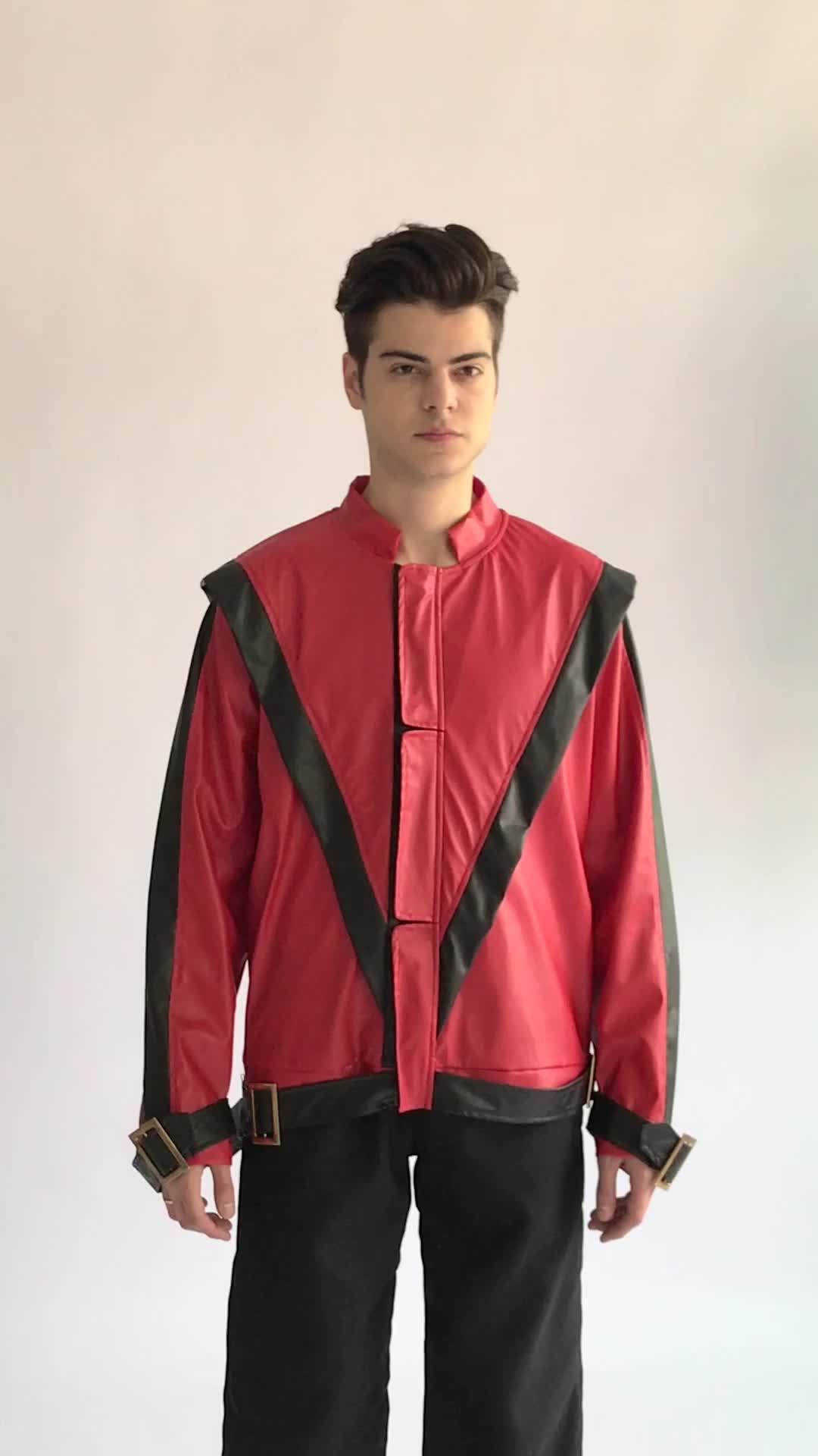 Pop Star Style Superstar Cosplay Costume Red Jacket For Mens - Buy ...