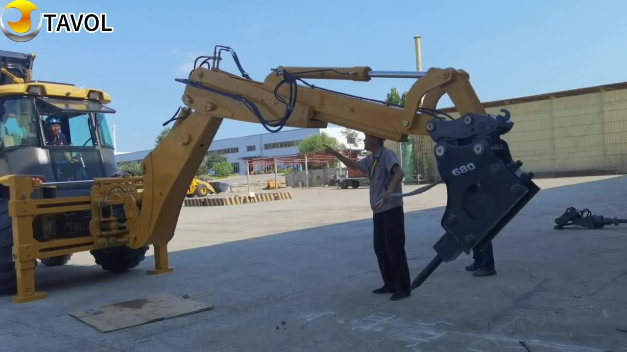 Drilling-holes-machine-backhoe-excavator-attachments-hydraulic For ...