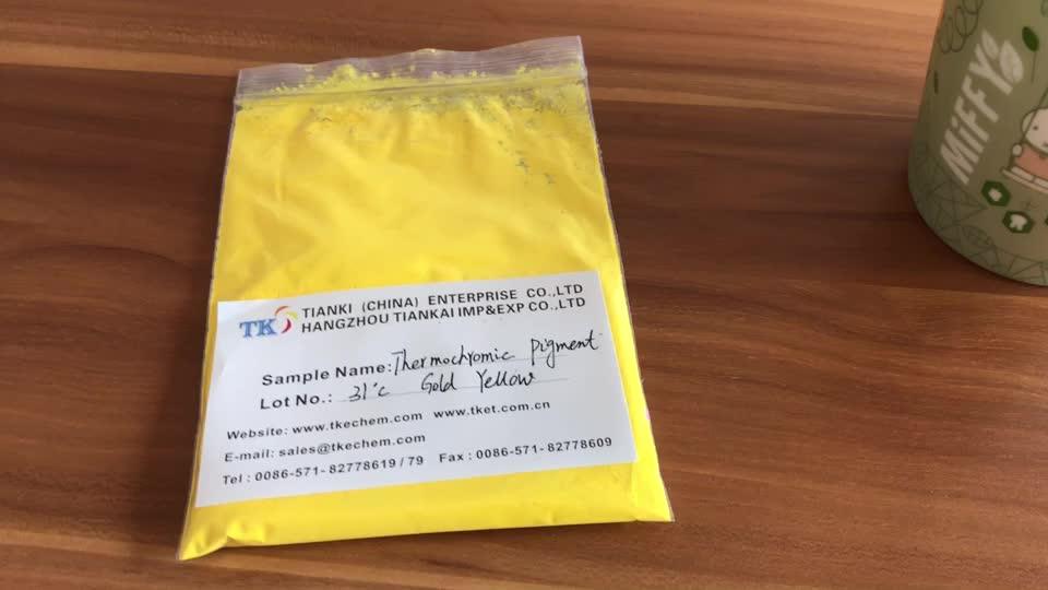 Thermochromic Pigment: Heat Sensitive Powder for Fabric Textile Dyes