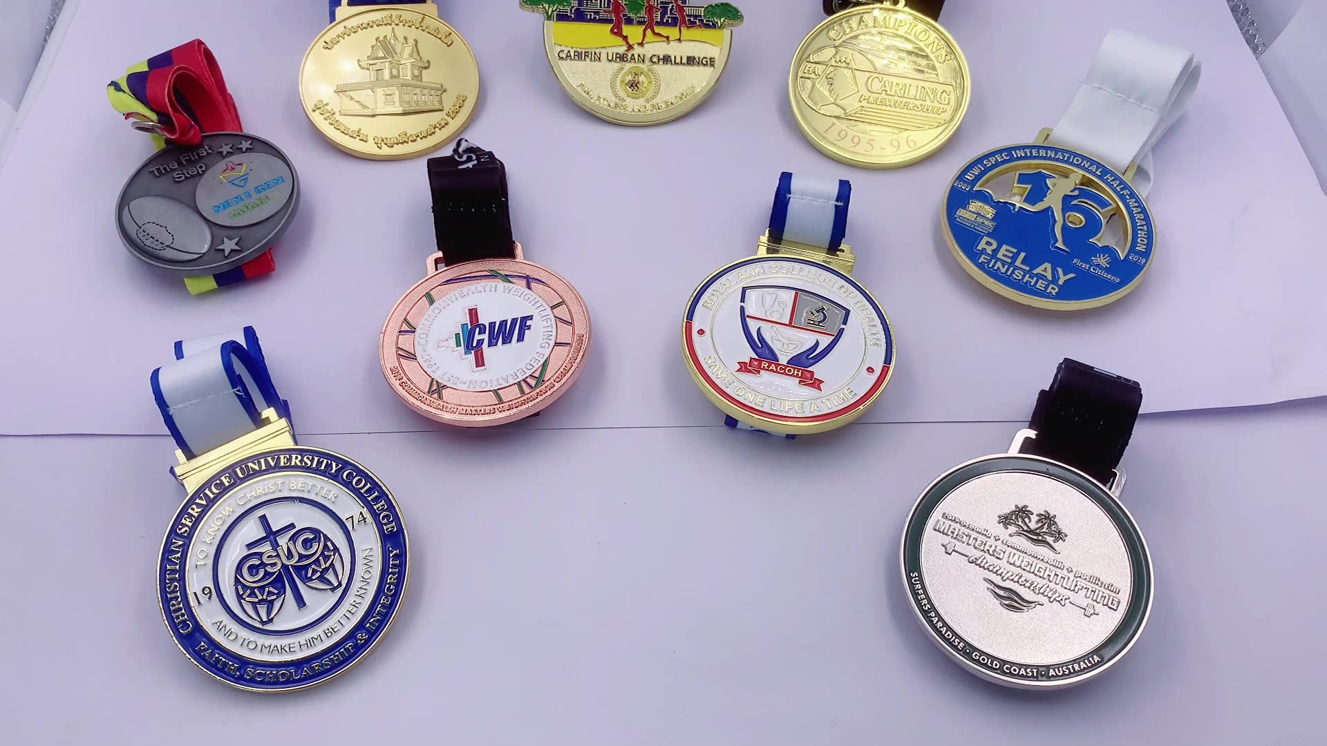 Custom Die Cast Metal Crafts Graduation Medallions 3d School Graduation ...