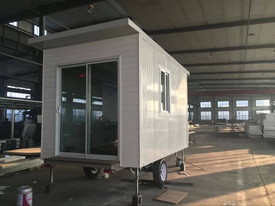 Insulated Prefabricated Holiday Portable Cabins With Trailer - Buy ...