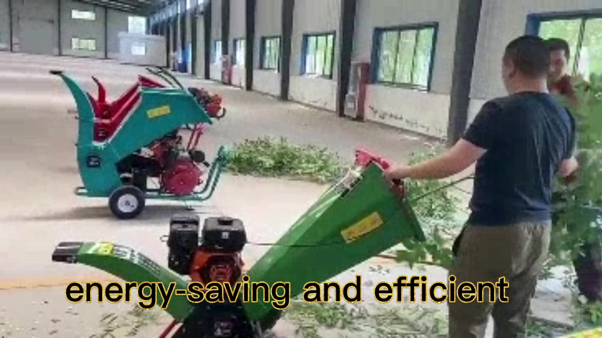 Hand-push Wood Shredder Wood Bamboo Branch Crusher Mini Wood Crusher ...