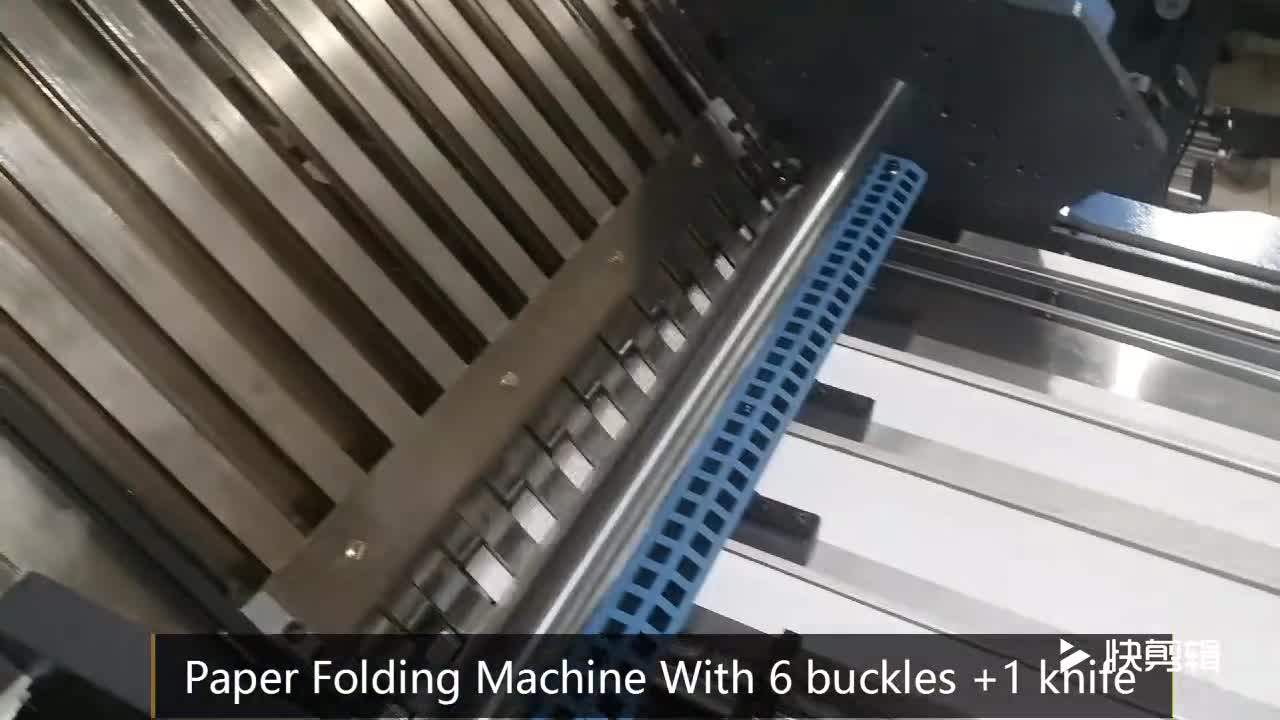 Automatic Paper Folding Machine With Creasing And Perforation,Brochure ...