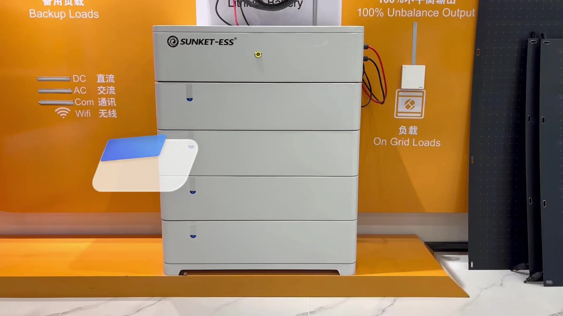 Easy Installation Sunket Solar Stackable Battery 20kwh 30kwh 57.6v 50ah ...