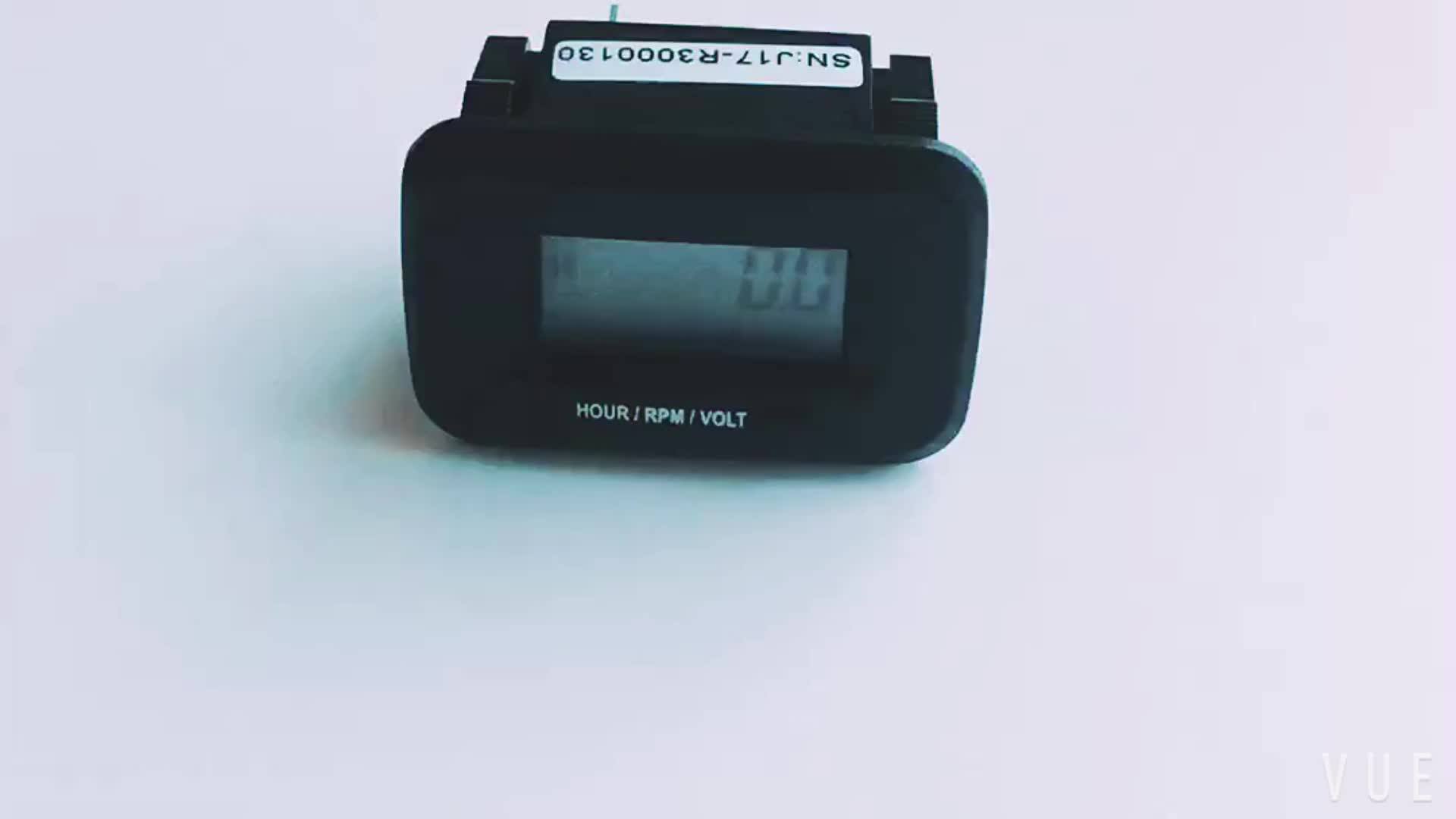 Runleader Digital Rpm Meter Engine Hour Meter Voltmeter Running Hour ...