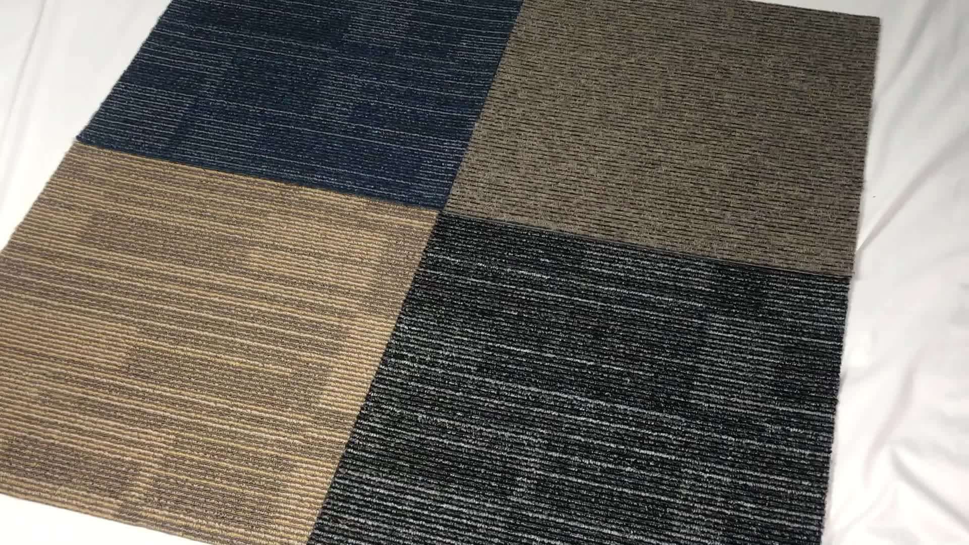 Newest Commercial Fire Resistant Carpet Tiles Tufted Modular Carpet ...