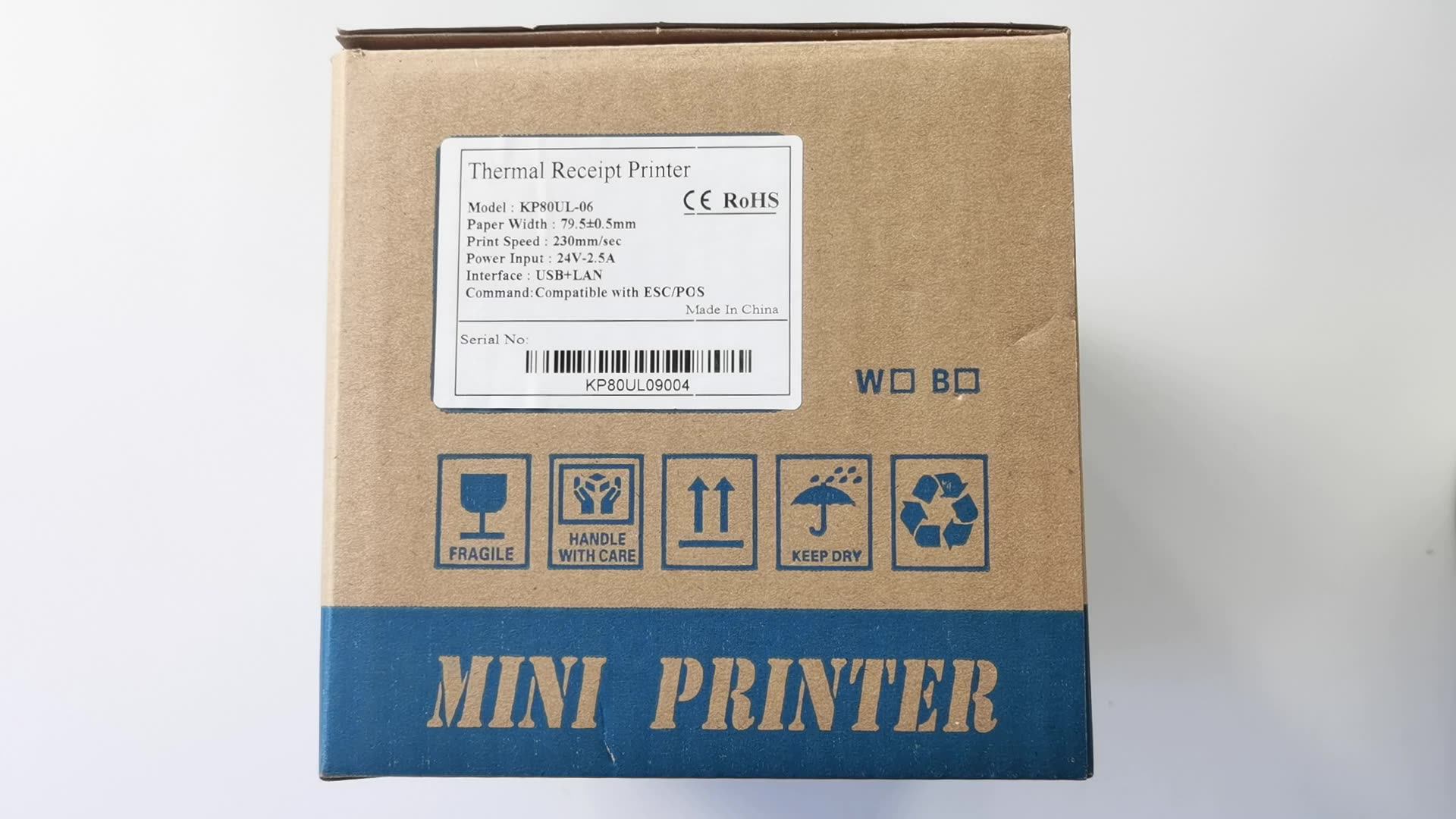 High Speed Pos System Usb Lan 80mm Auto Cutter Restaurant Billing ...