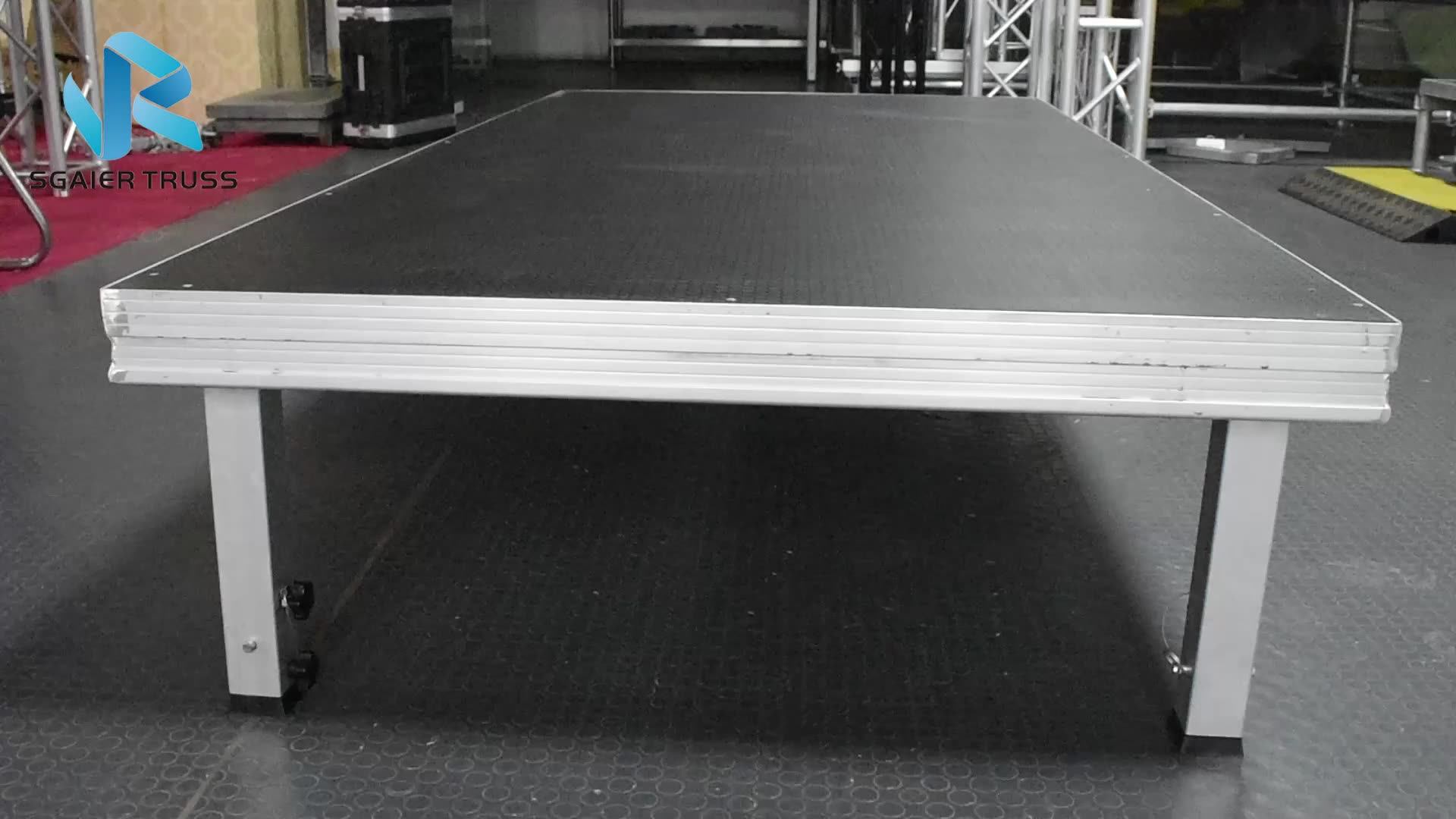 18mm Portable Plywood Concert Stage Flooring For Event - Buy Stages ...