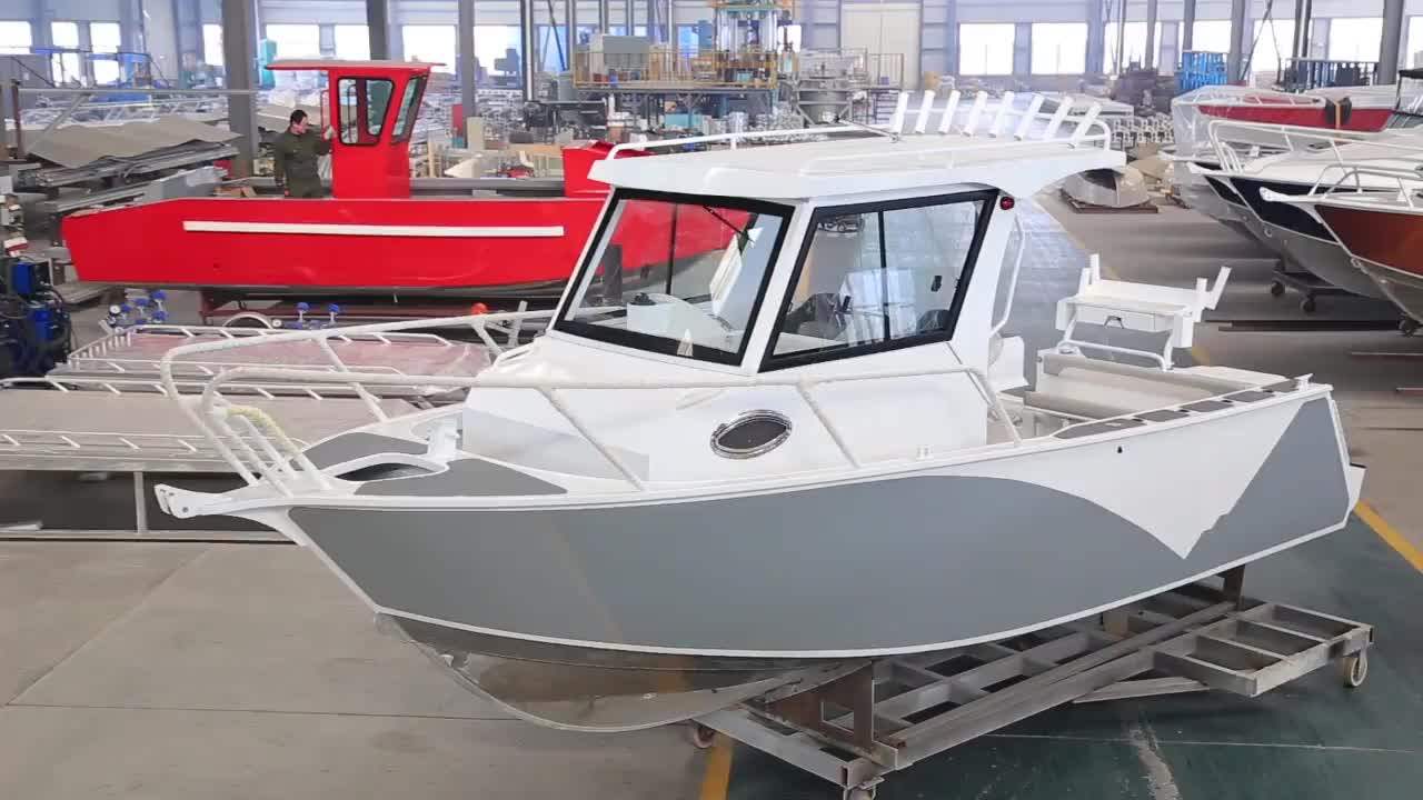 Custom Aluminum Fishing Boat With Cabin - Buy Aluminum Fishing Boat ...
