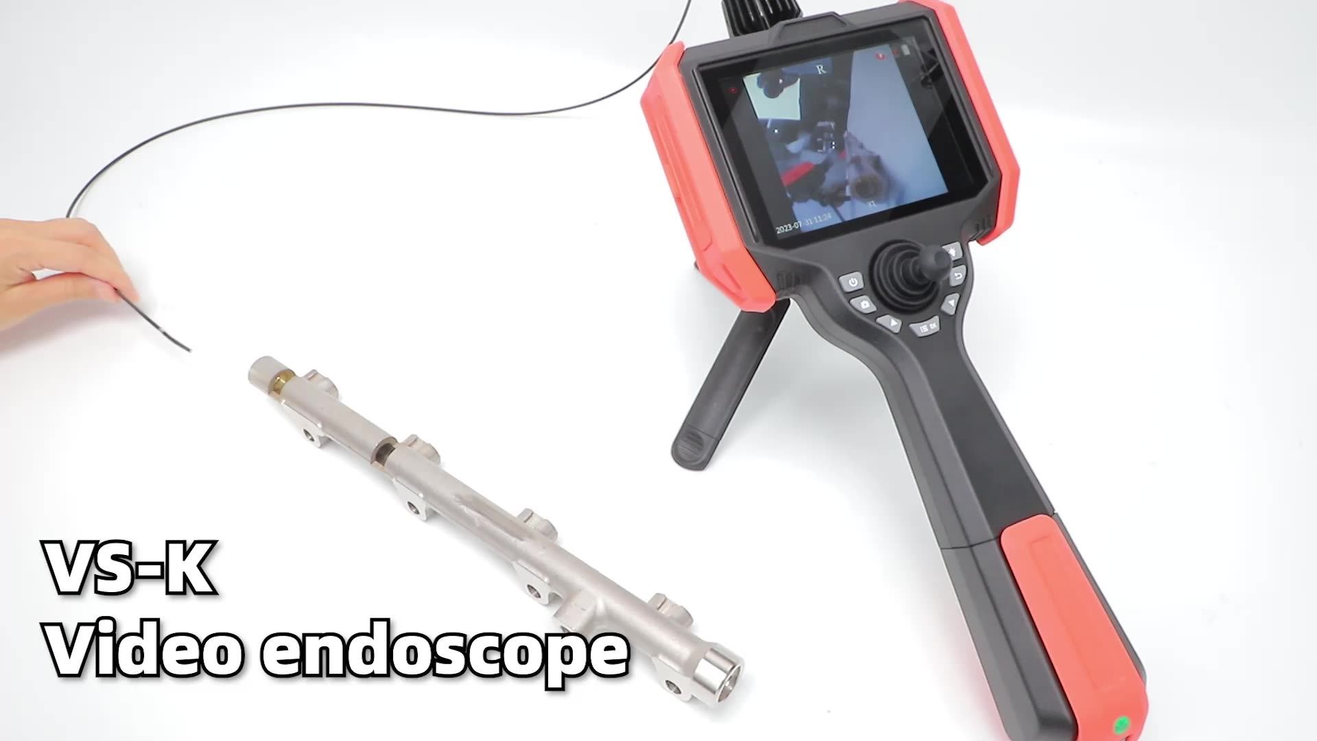 Industrial Visual Inspection Camera,360 Articulation Optical Fiber ...