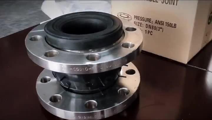 Epdm Rubber Bellows Flexible Pipe Joint Coupling With Floating Flange ...