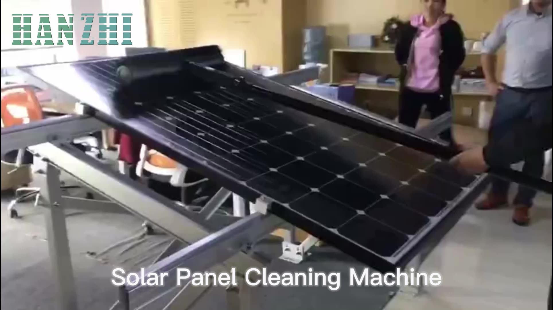 Cleaning System Clean Solar Panels Rotary Brush Cleaner Solar Cleaning ...