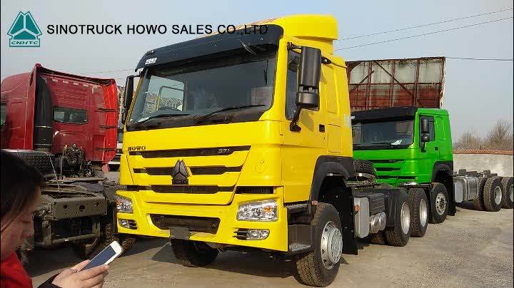 Sinotruk Sinotruck Howo 371 Hp 6x4 International Tractor Truck Trailer ...