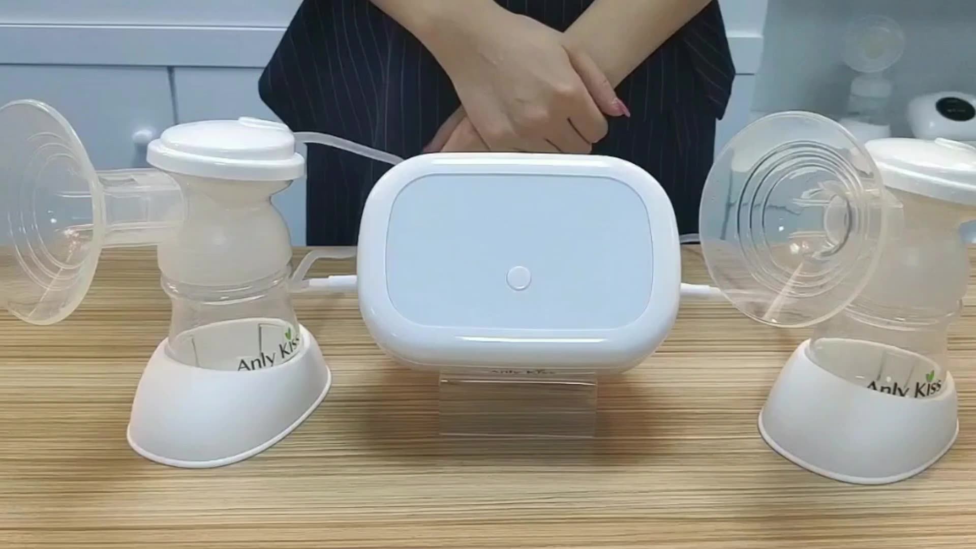 Double Suction Baby Feeder Massage Moms Helper Hands Free Electric ...