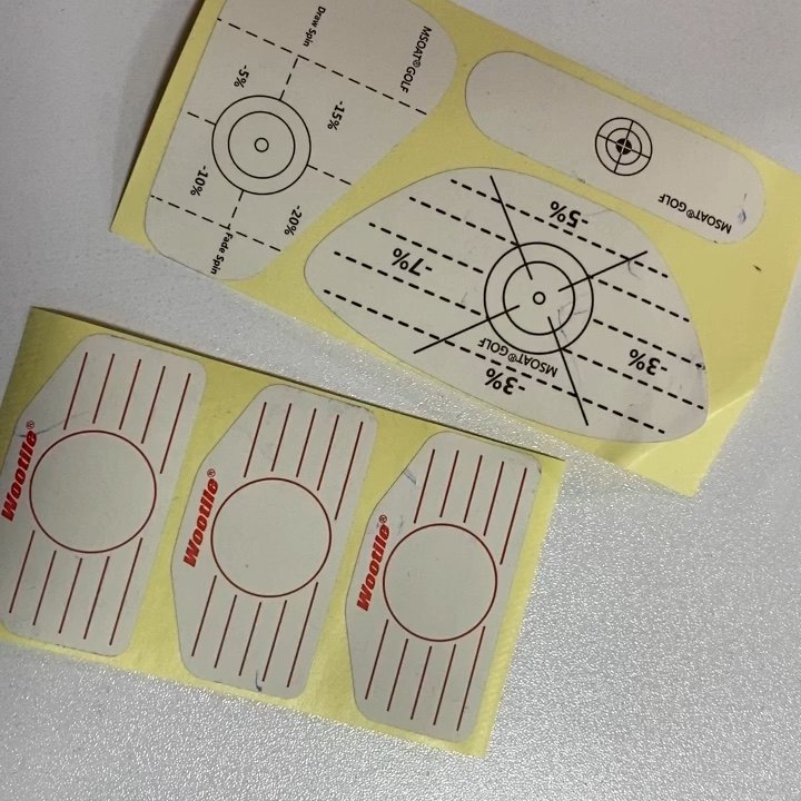 Golf Club Impact Tape Labels Stickers For Driver Woods Irons Putters ...