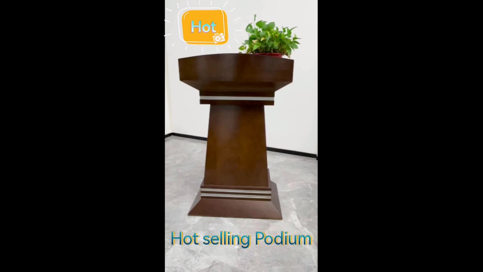 Factory Wooden Pulpit Church Pulpit Podium Speech Table Modern Pulpit ...