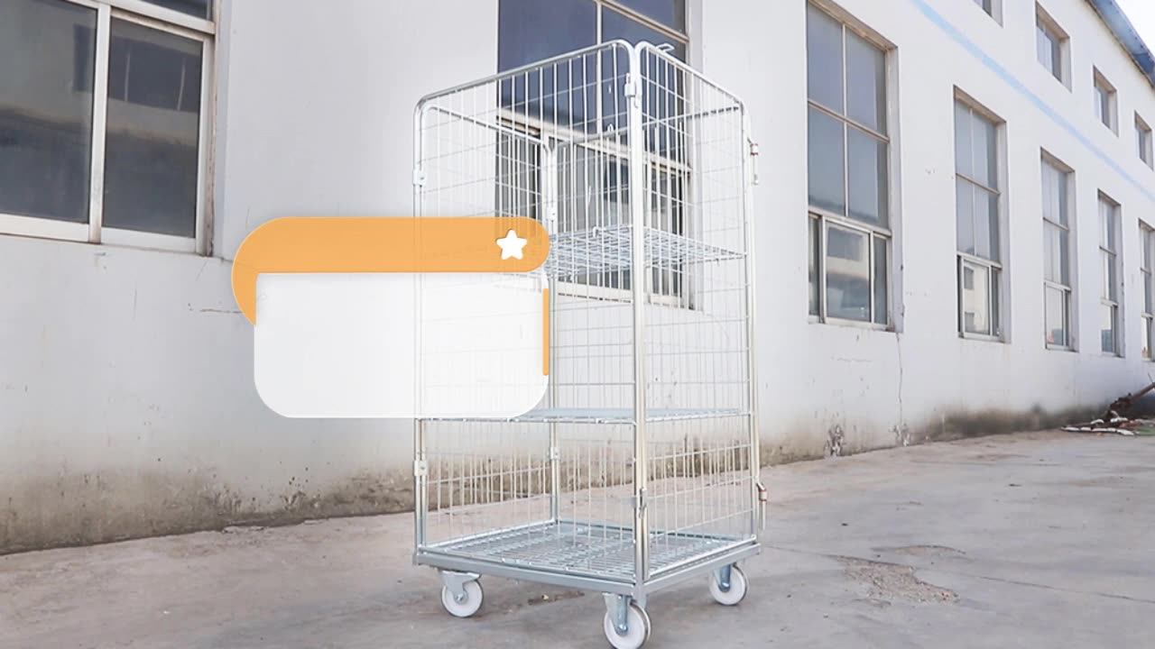 Large Logistics Center Storage Movable Collapsible Nesting Steel Welded ...