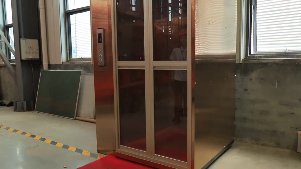 Villa Inside 2 Person Elevator Stair Lift Elevator Electric Vertical ...