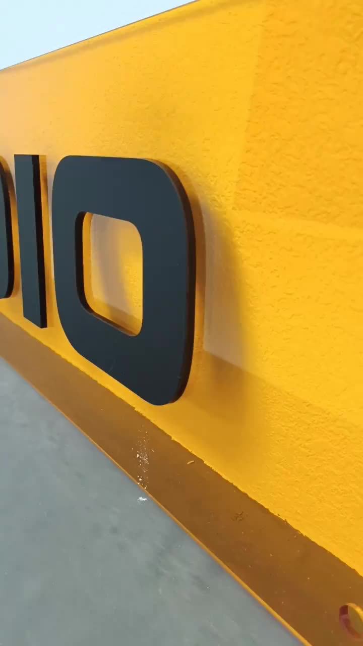 8'' Outdoor Signage Embossing Illuminated Acrylic Facing Letter Signs ...