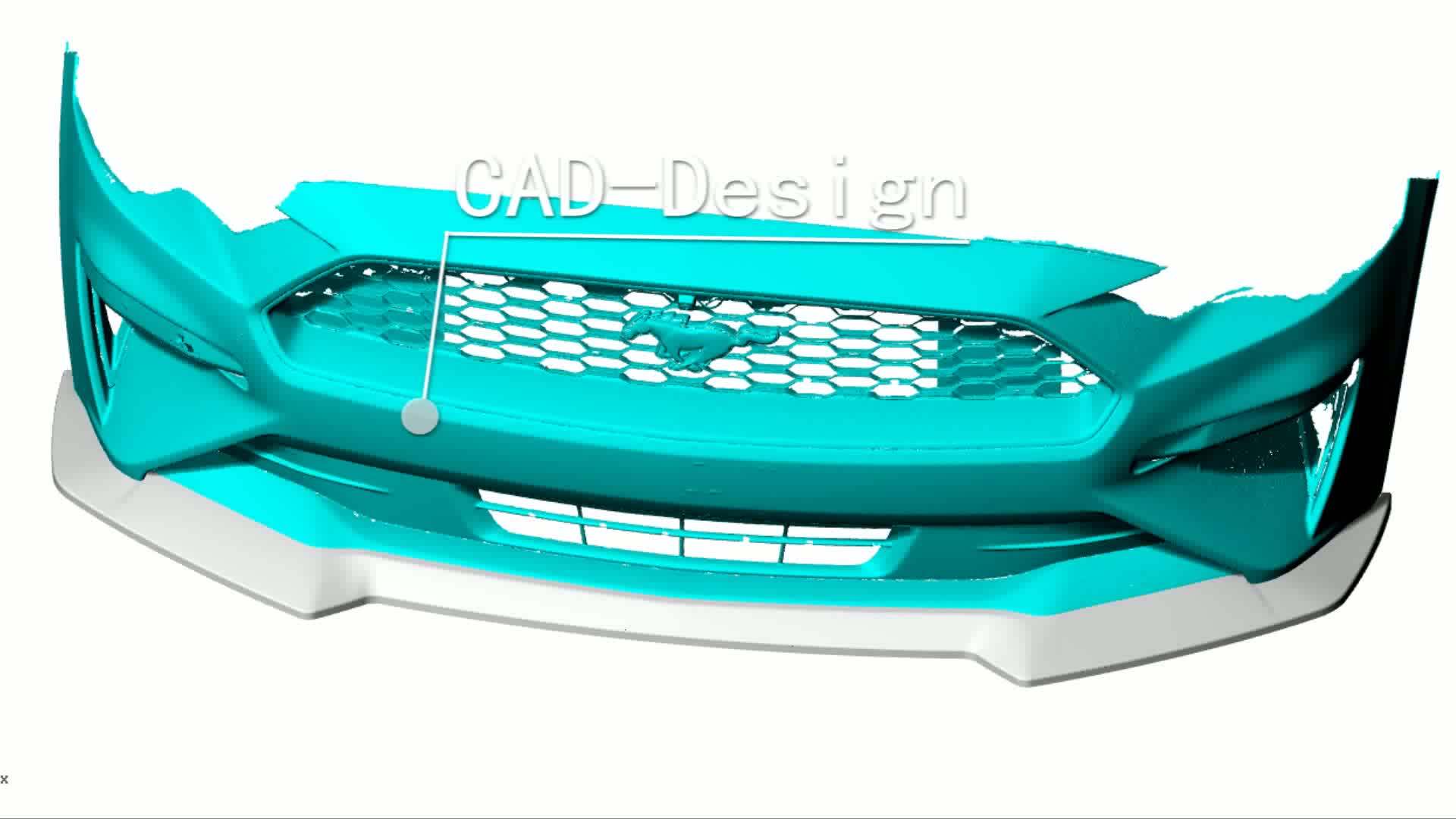 Gt Carbon Car Front Lip For Ford Mustang Gt V8 2018 2019 - Buy Front ...