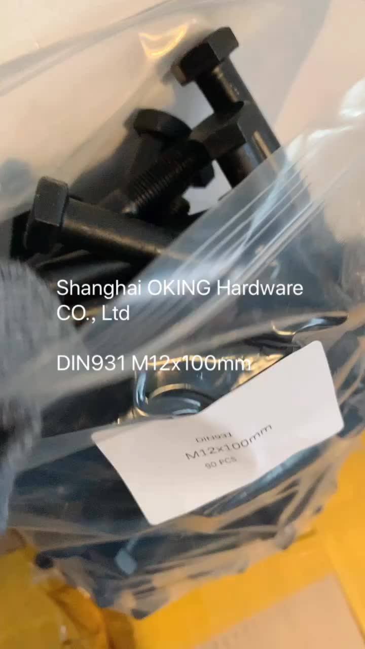 고품질 M6 육각 머리 볼트 육각 볼트 및 너트 Din 931 - Buy M6 육각 머리 볼트,볼트 및 너트,육각 볼트 및 너트 ...