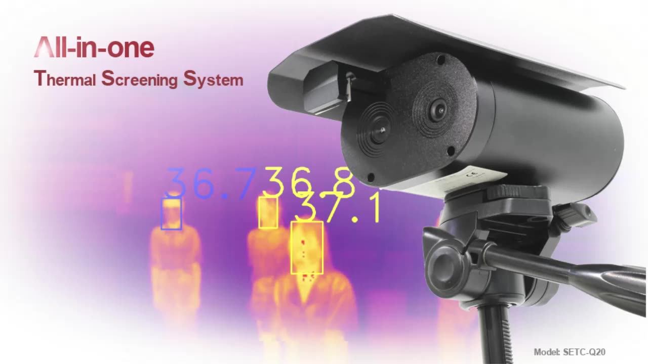 Safeagle Body Temperature Thermo Scanner Security Long Range Distance ...