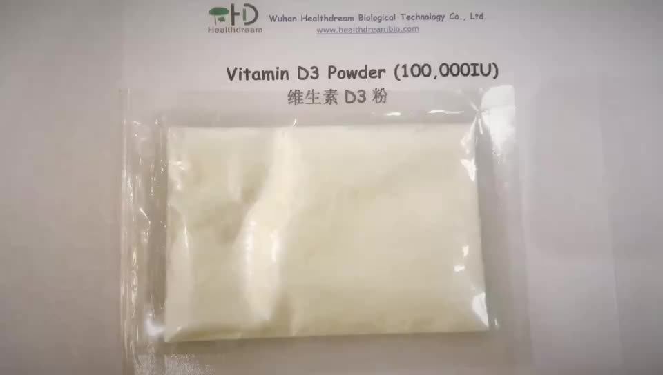 Vitamin D3 Powder 100,000iu/g Cholecalciferol Usp Food Garde Factory ...