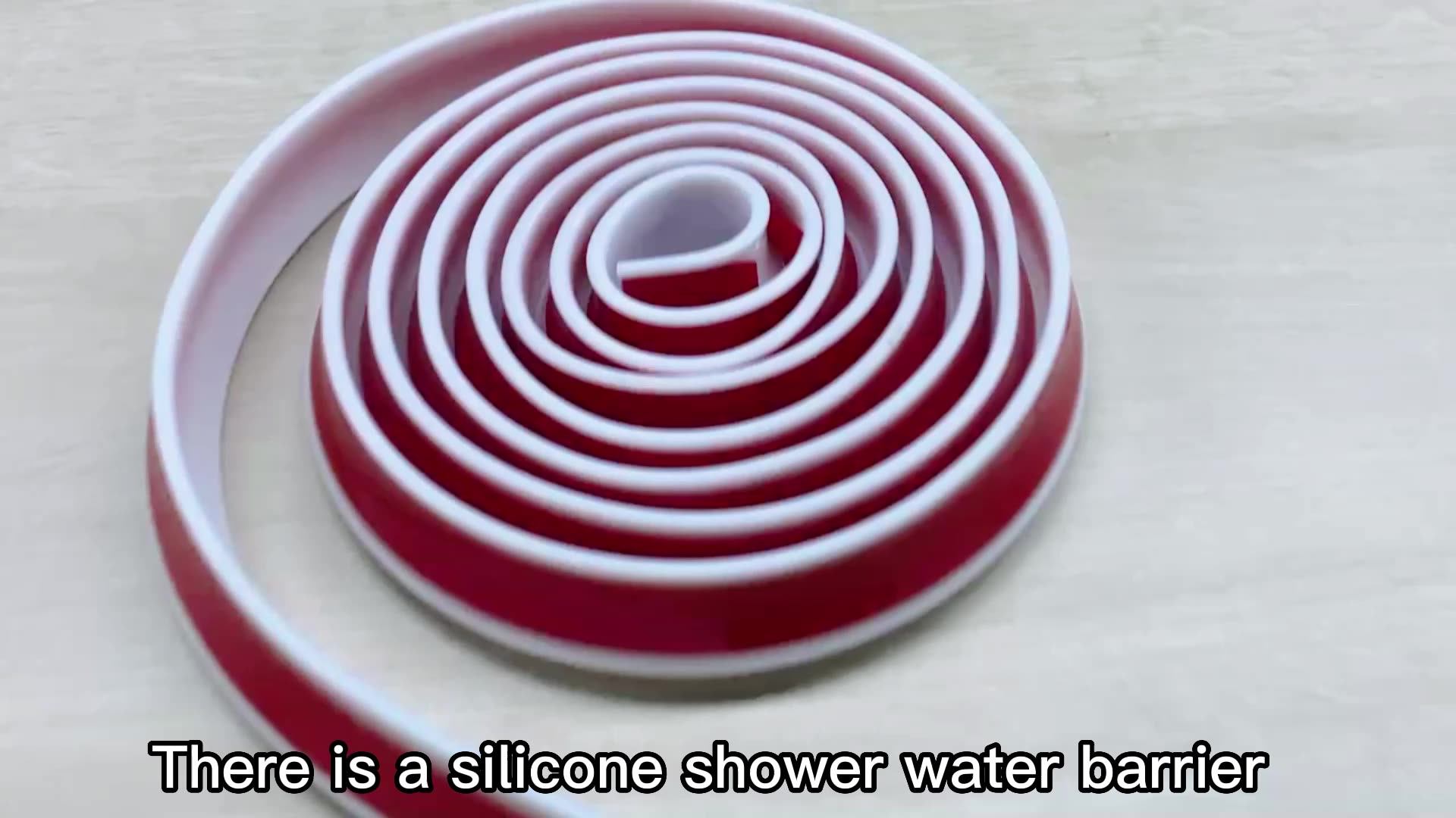 Collapsible Bathroom Splash Strip Keeps Water Entry Threshold Dry And ...