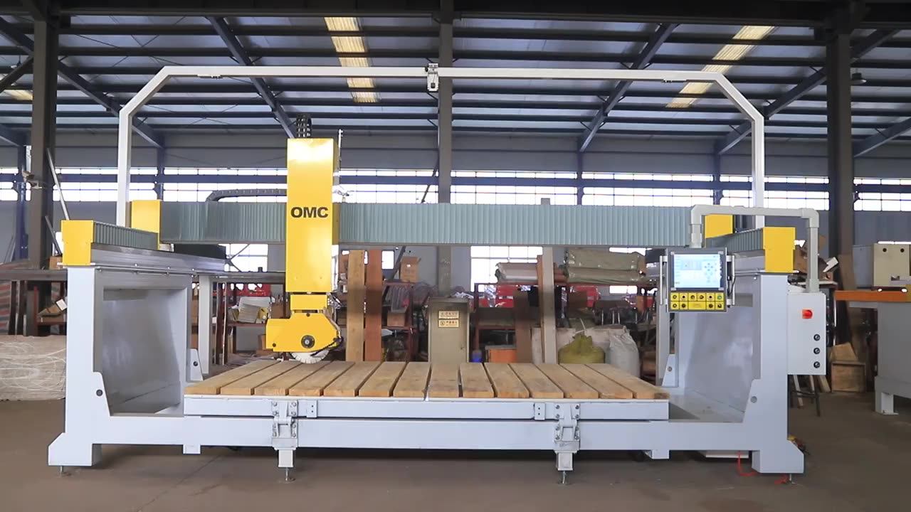 Bridge Saws 5 Axis Cnc Stone Cutting Machine High Quality Granite 100mm ...