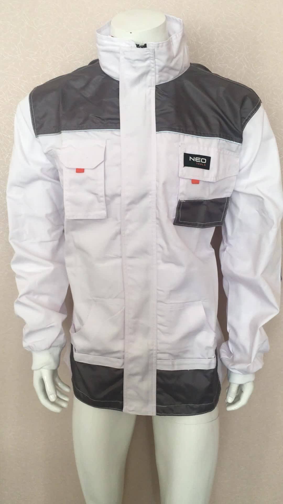 Work Clothing Jacket And Pants Sustainable Breathable Workwear Sets ...