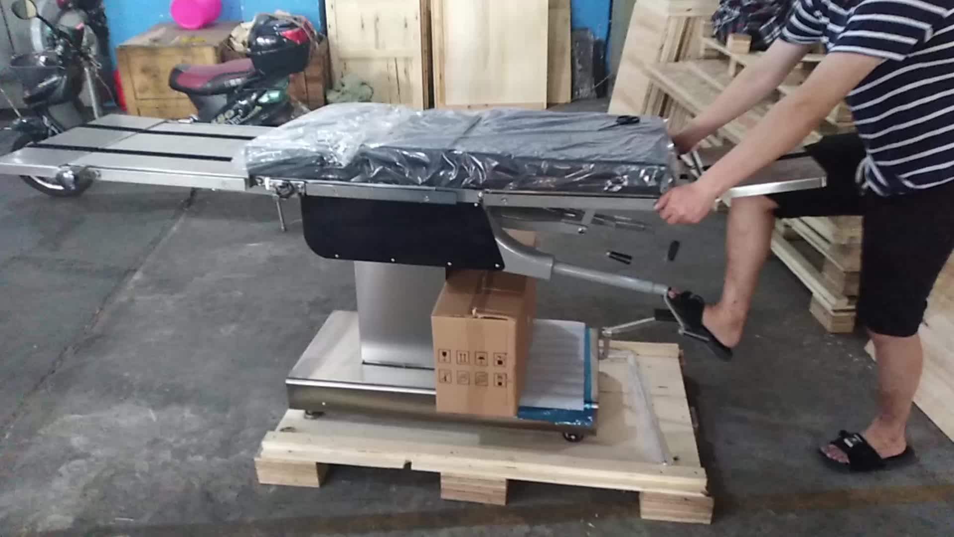 Manual Hydraulic Folding Operating Bed Surgical Table Mechanism - Buy ...