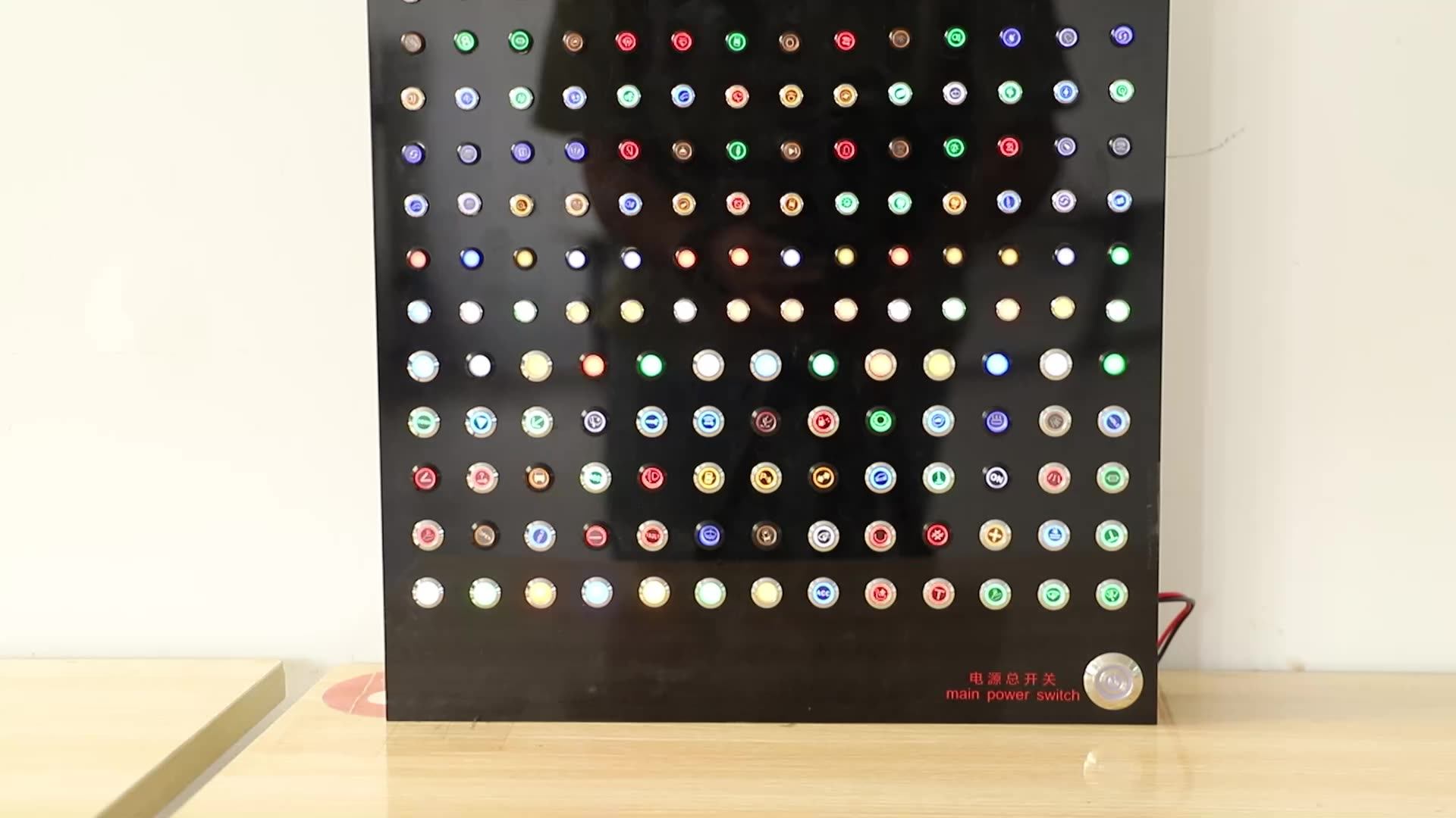 Filn 8mm Indicator Lights Panel Metal Led Light 12v 24v 110v 220v Red ...