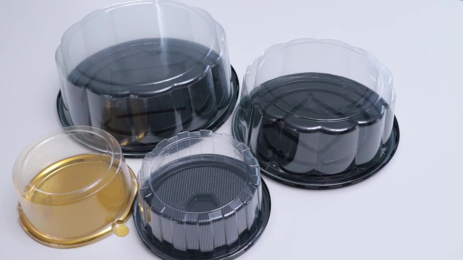 Eco-friendly Food 6 10 Inch Dome Clear Disposable Dome Plastic Cake ...