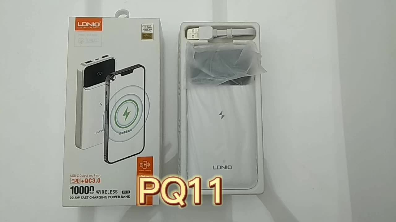 Ldnio 15w Wireless Charging Power Bank Portable Pd3.0 Qc Power Bank ...
