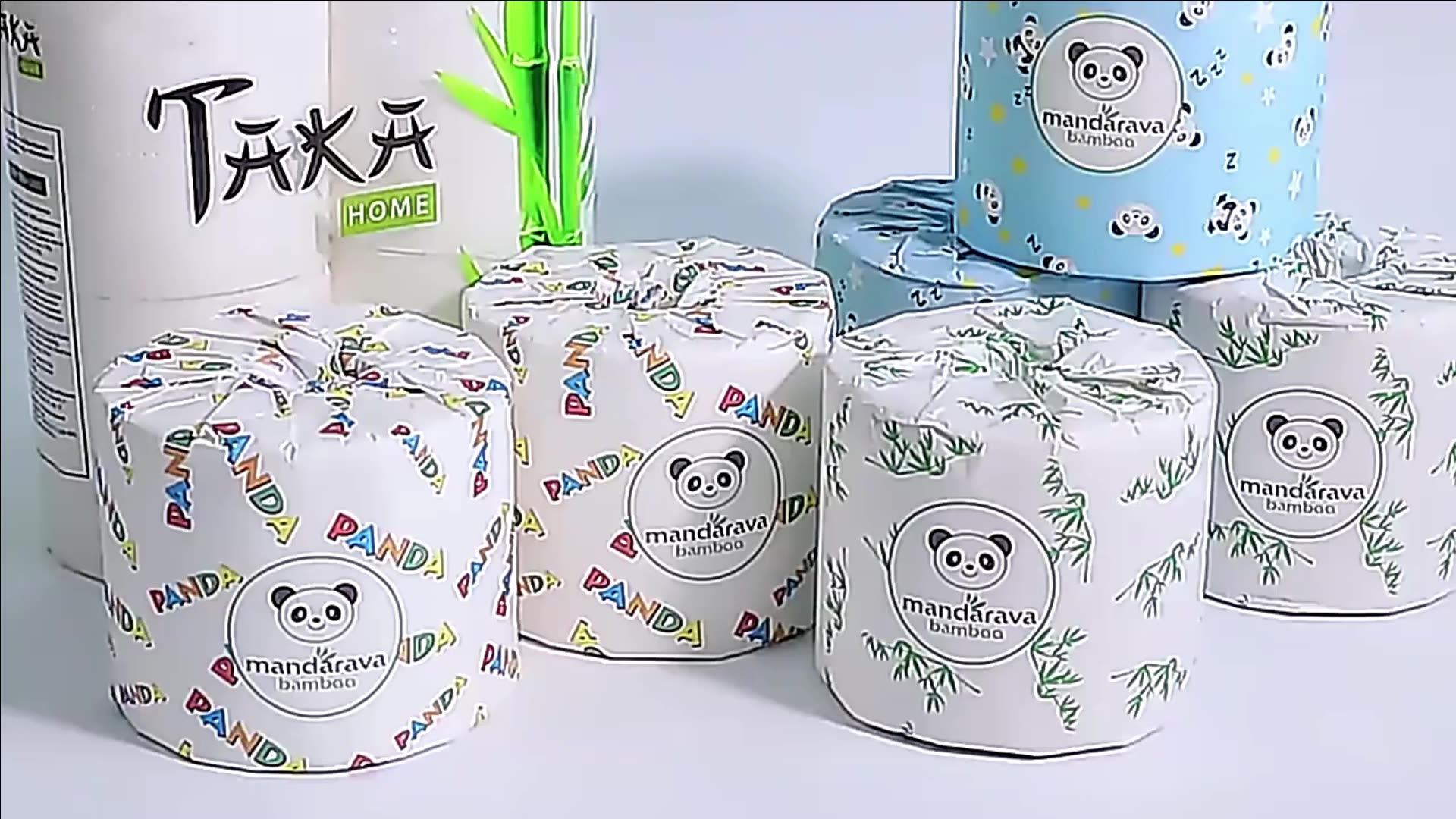 Private Label Biodegradable 3ply Toilet Tissue Bamboo Toilet Paper ...