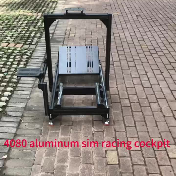 Professional Customized Sim Racing Frame Diy 40160 T Slot Black ...