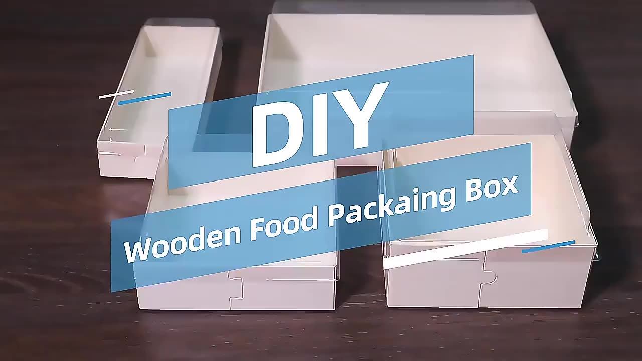 Pastry Box Single Use Food Packaging Takeaway Lunch Box Food Safe Wood ...