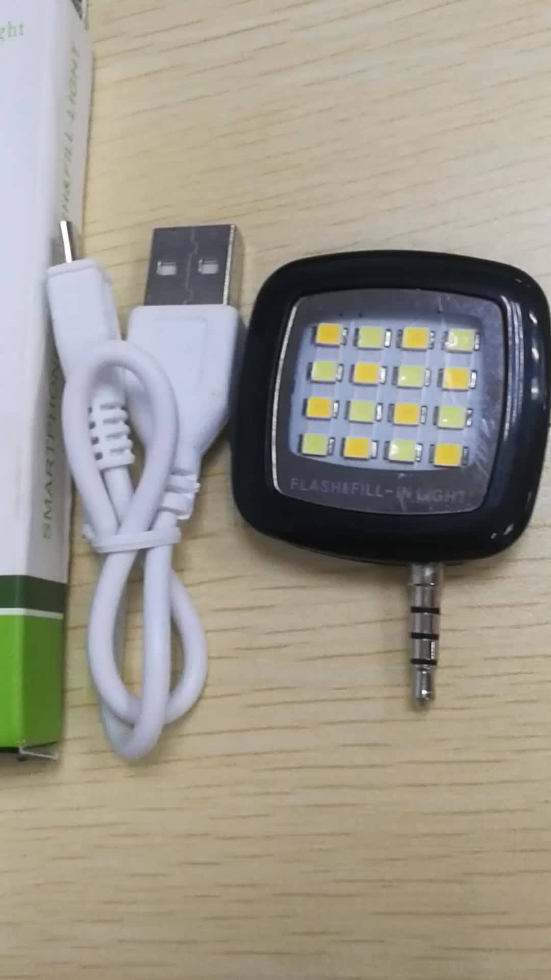 Usb Rechargeable Led Fill Light Universal Night Selfie Led Ring Lights ...