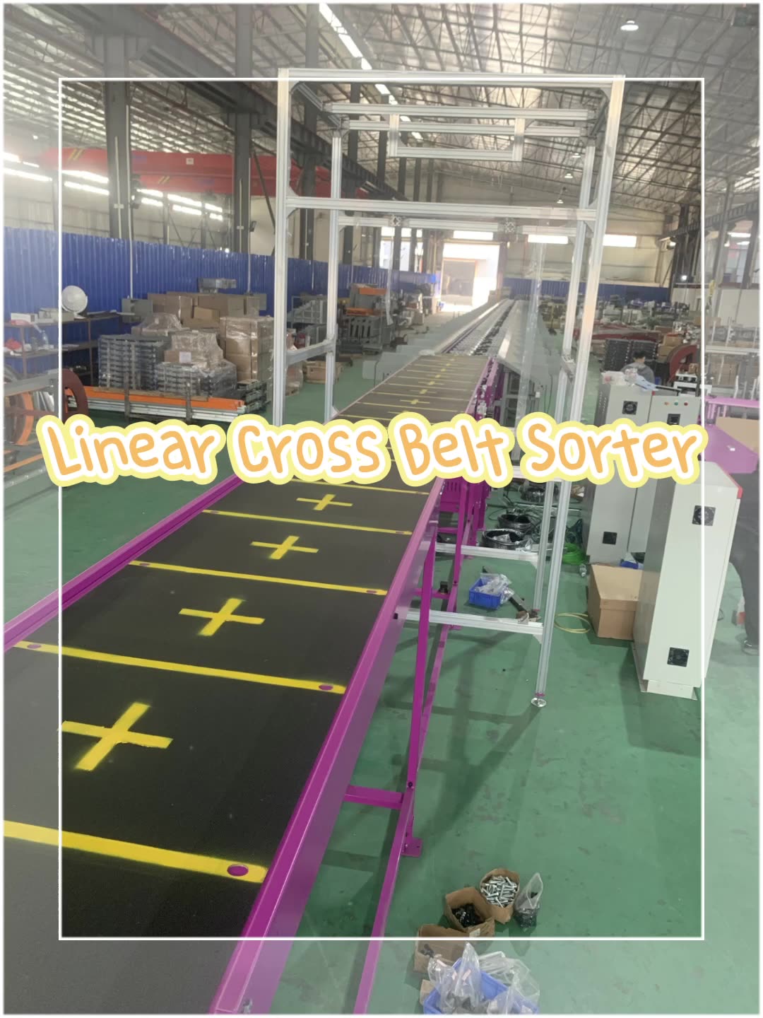 Material Handling Automated Sortation Vertical Sorting System Linear ...