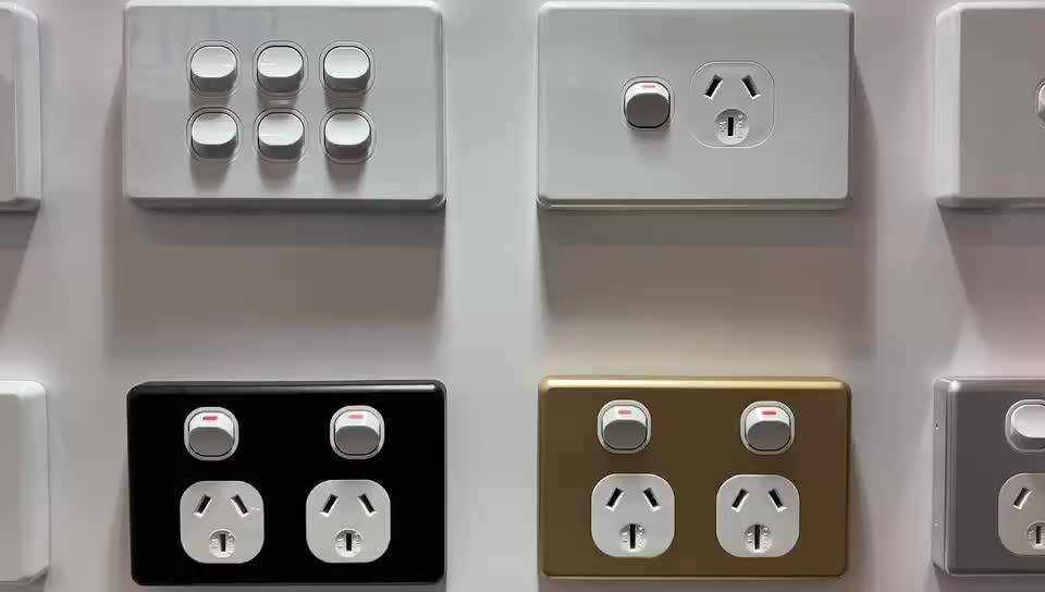 Youu Touch A Ustralian Power Point Switch Vertical Double Power Point ...