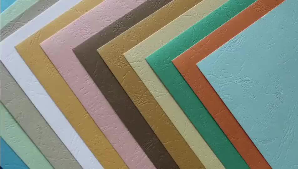 230gsm Leather Grain Card Board Binding Cover Paper For File Folder And ...