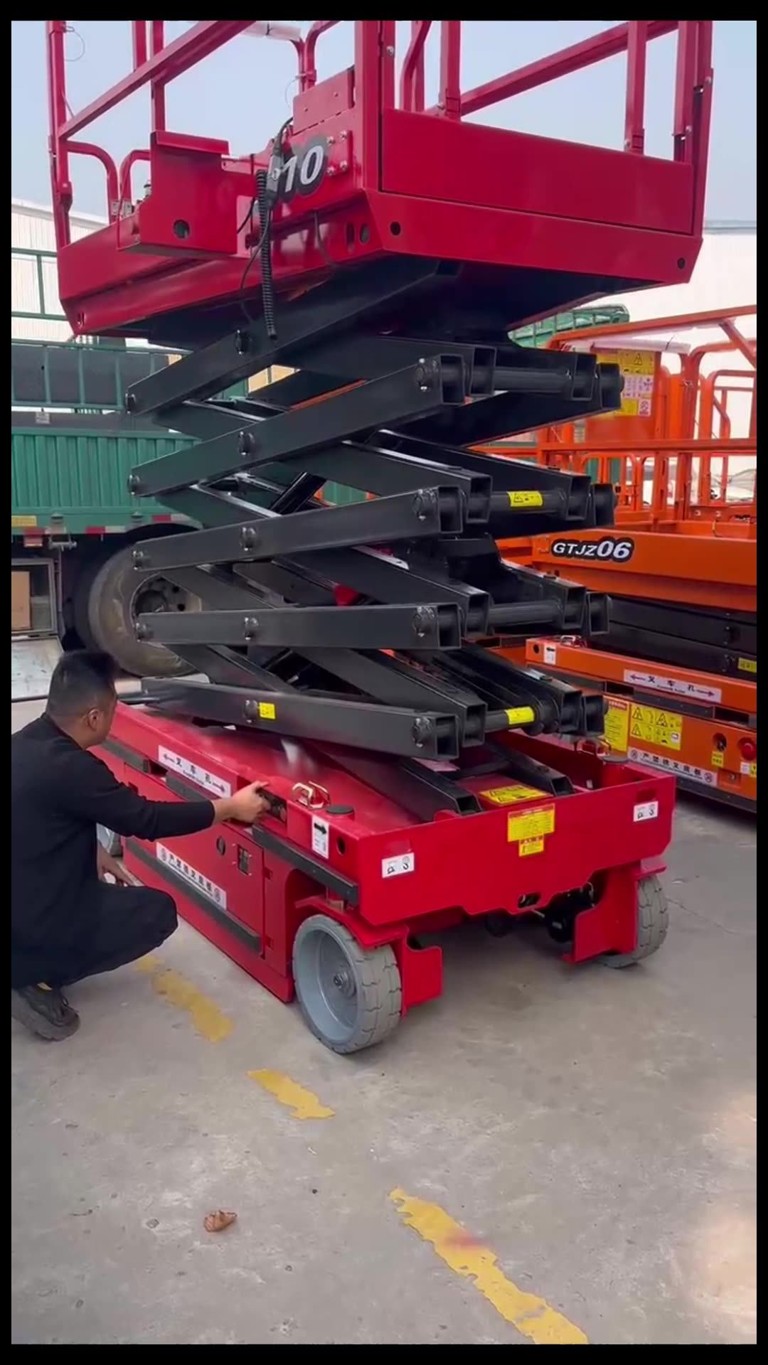 New Innovation Stationary Scissor Lift Hydraulic Lifting Equipment ...