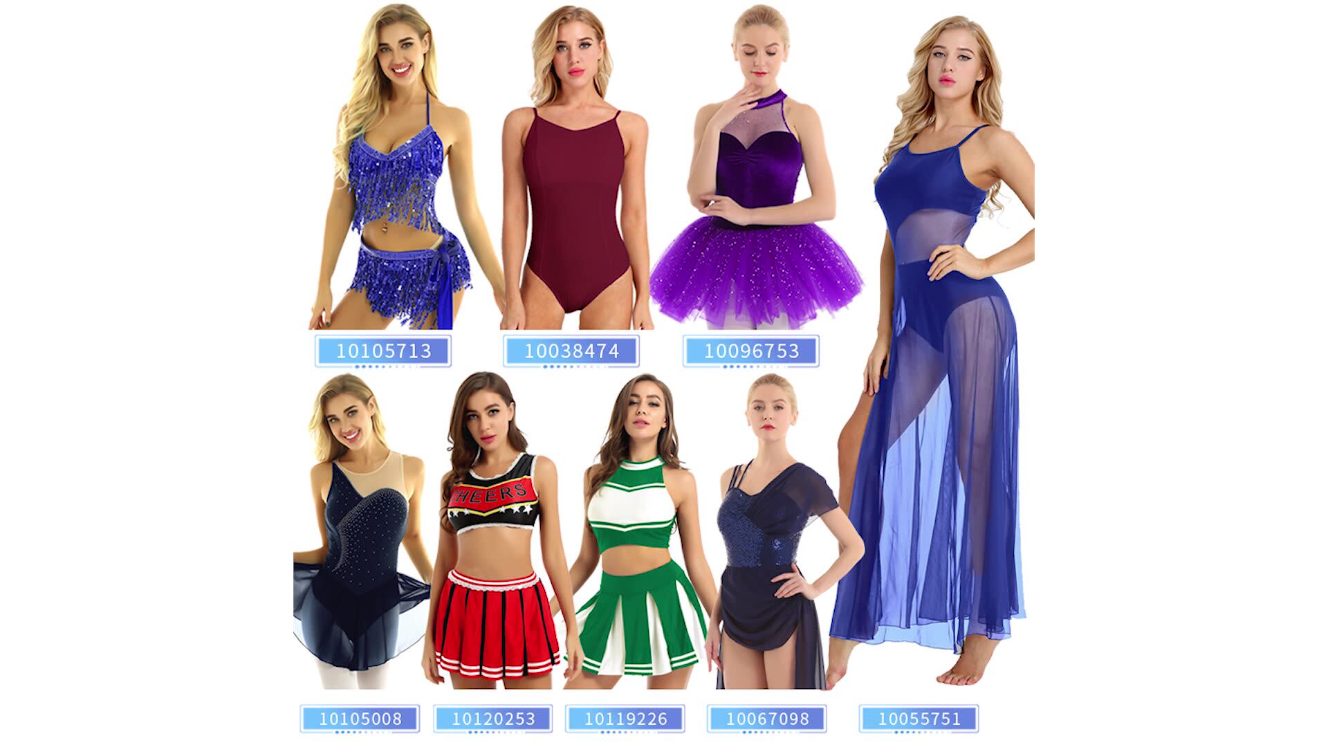 Iefiel Women Patchwork Color Leotard Dress Sleeveless Sexy Mesh ...