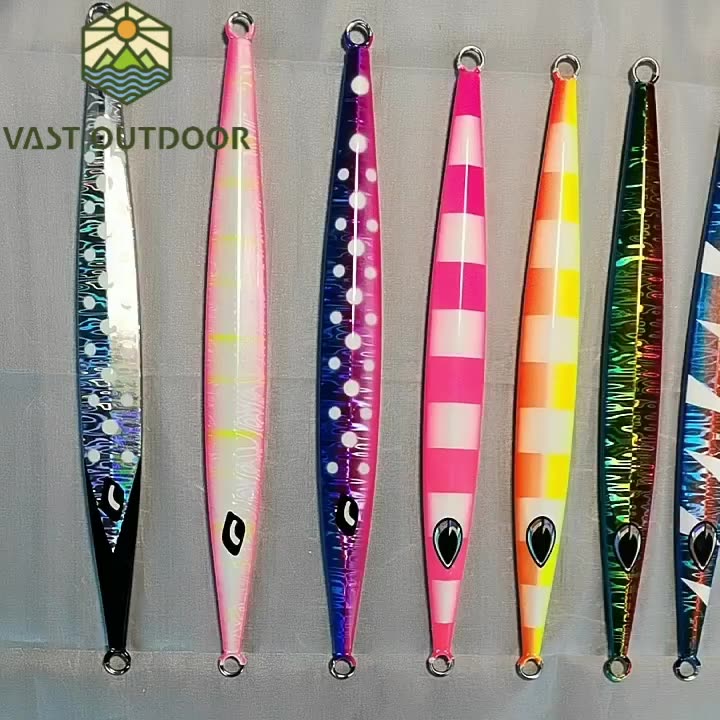 Luminous Noctilucent Metal Jig Vertical Slow Pitch Jigging Fast Sinking Fishing Jig Lure - Buy ...