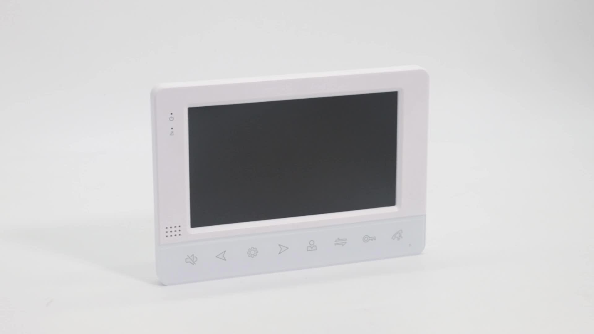 2 Wire Apartment Video Door Phone Interphone With Door Bell Camera And ...