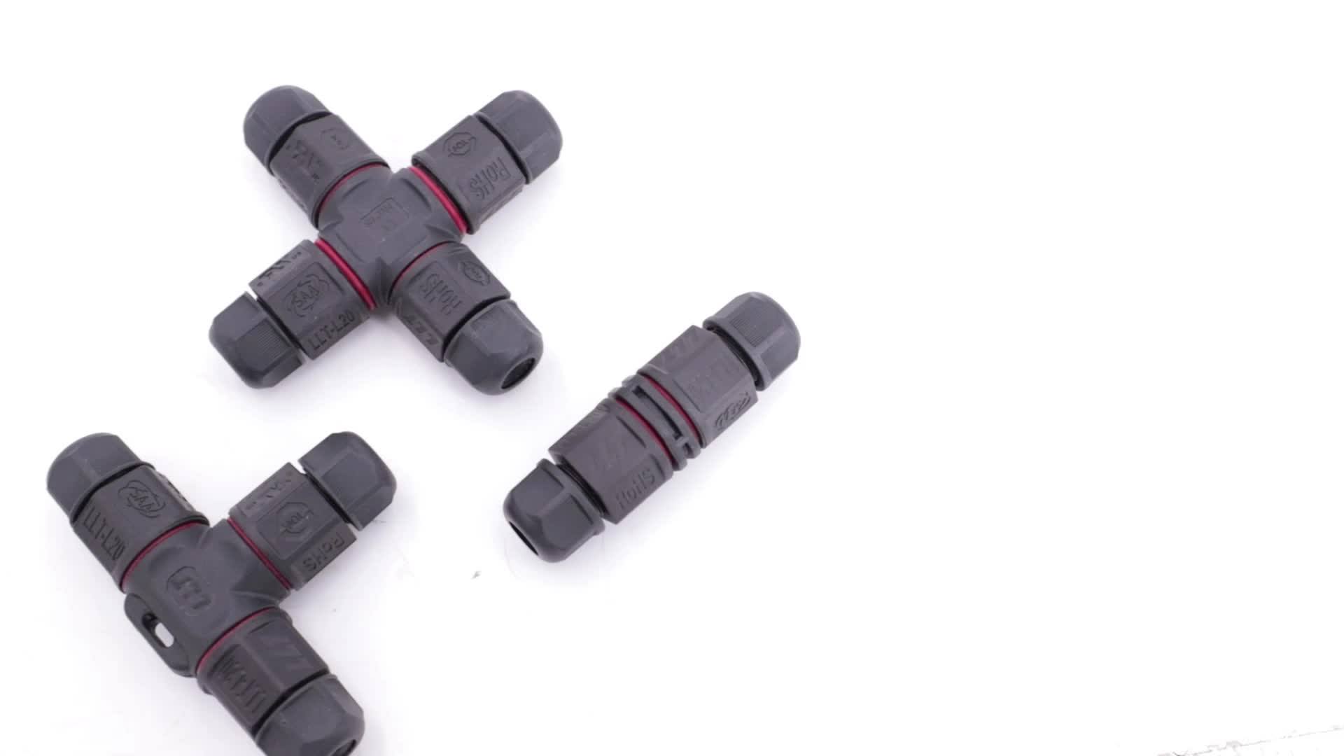 3 Core Splitter 300v 600v Ac/dc Power Adaptor Waterproof Connector ...