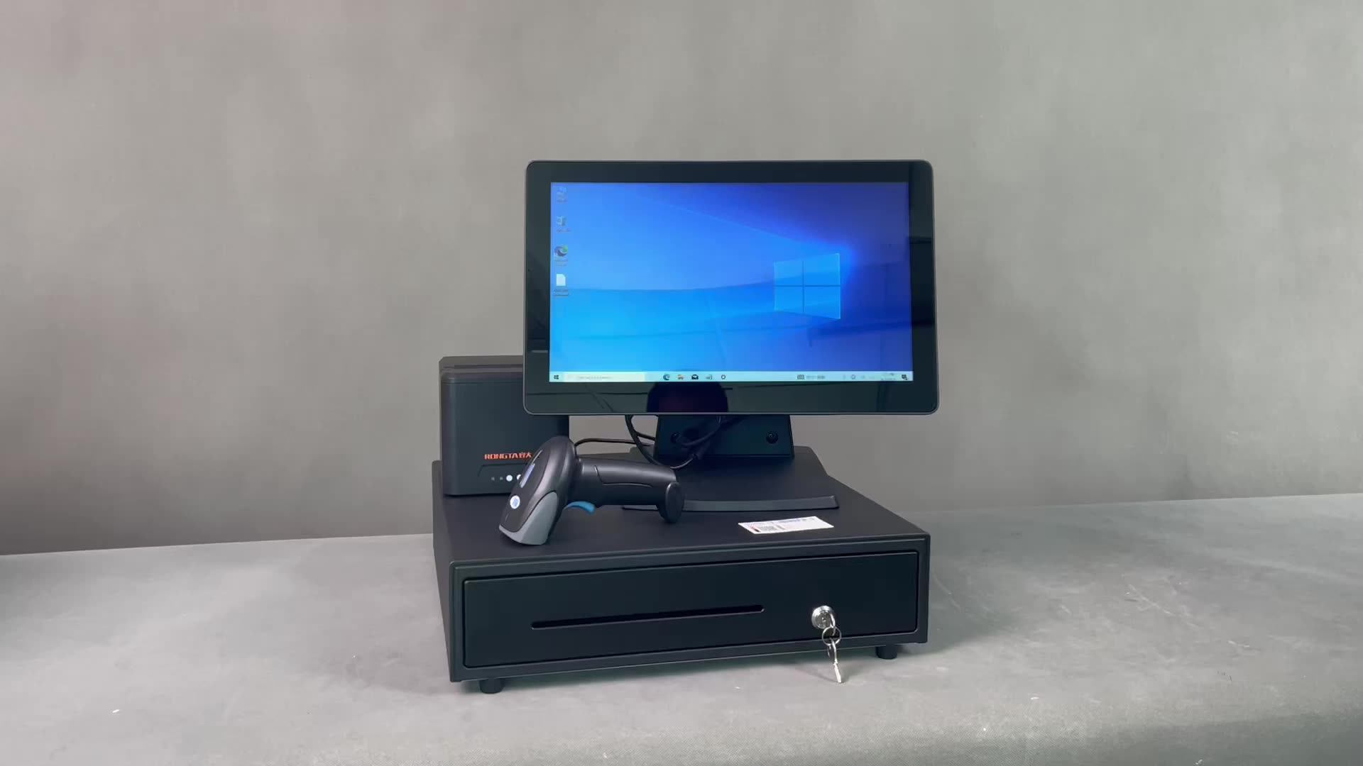 1803c 15 Inch True Flat Capacitive Touch Screen Pos Till Counter Fully ...