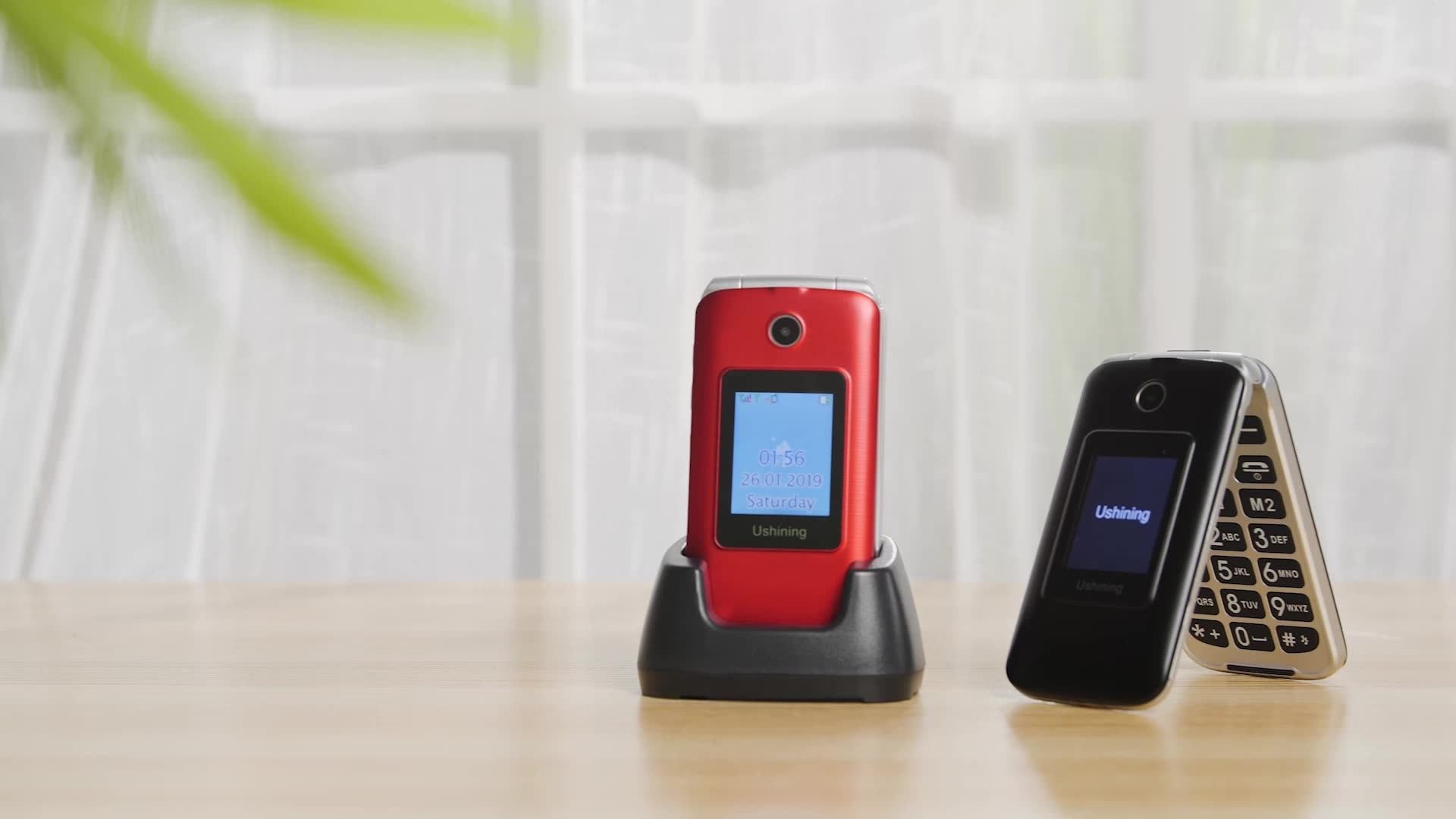 Factory Price Flip Feature Phone 4g Basic Phone Dual Screen Lte Cell ...