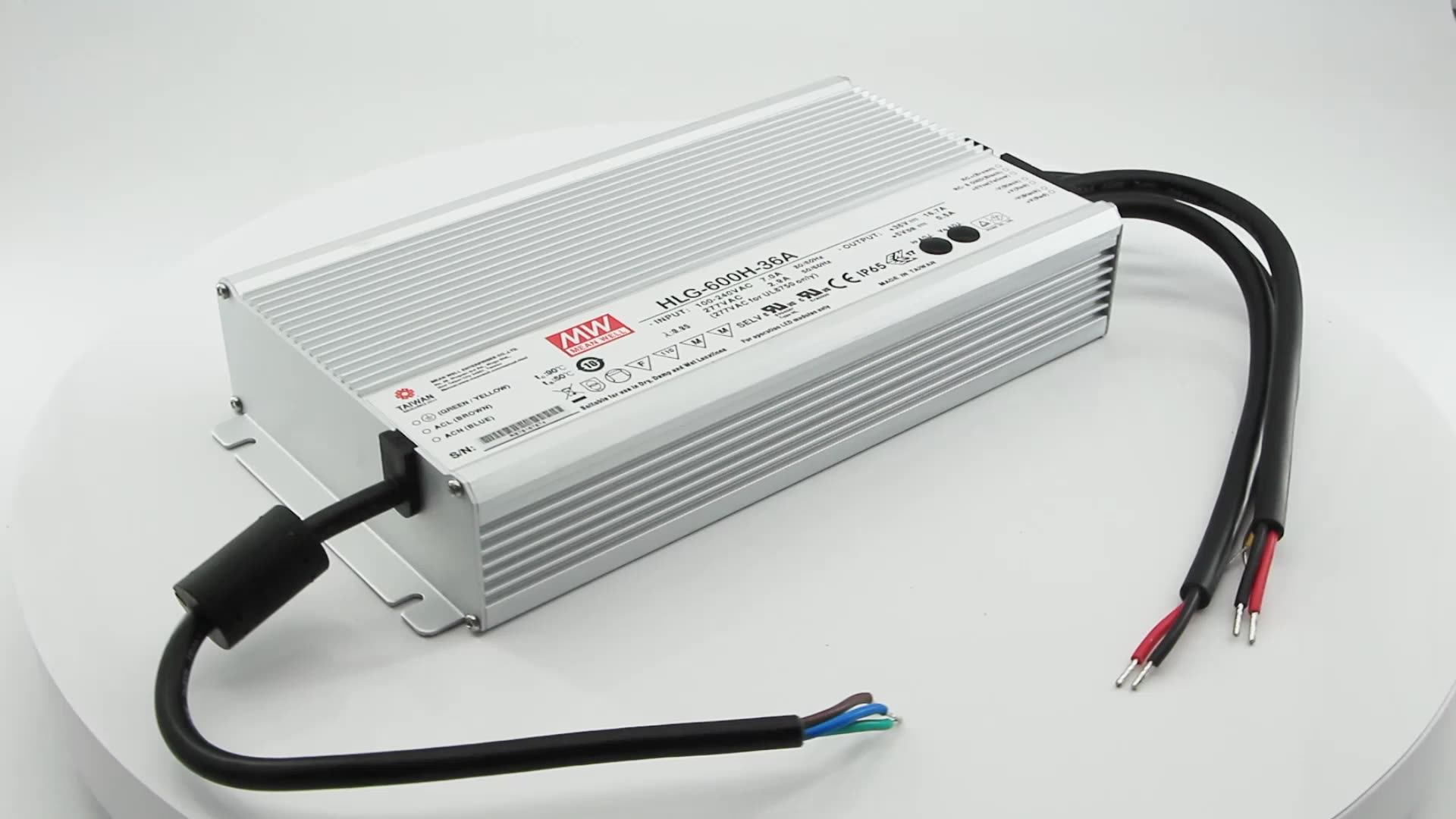 Meanwell Hl-600h-24b 24vdc Meanwell Outdoor Street Lighting Driver Ip67 ...